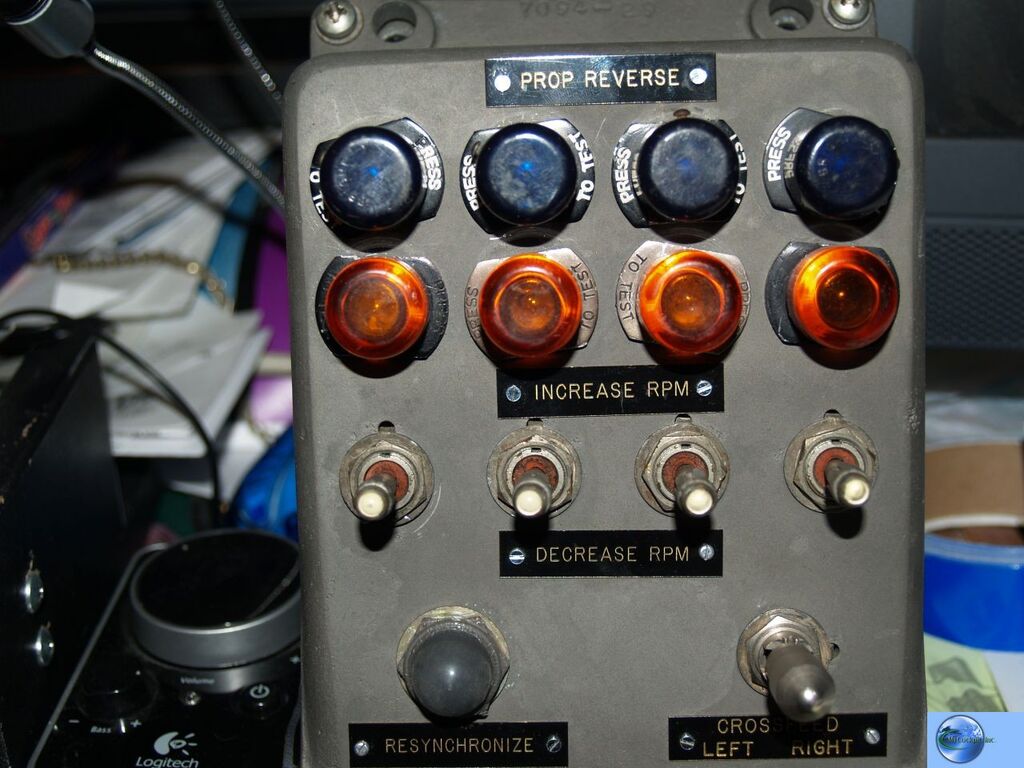 DC-6 Prop Control Panel...Functional - Mycockpit Members Gallery