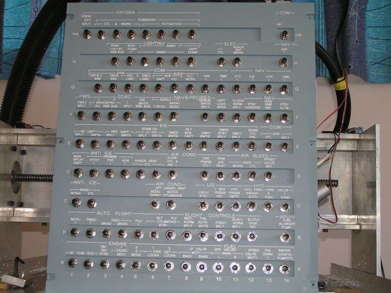 A320 Fuse Panel - Mycockpit Members Gallery