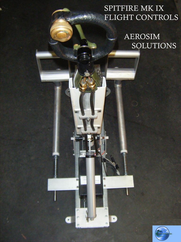 Mk IX Spitfire flight controls