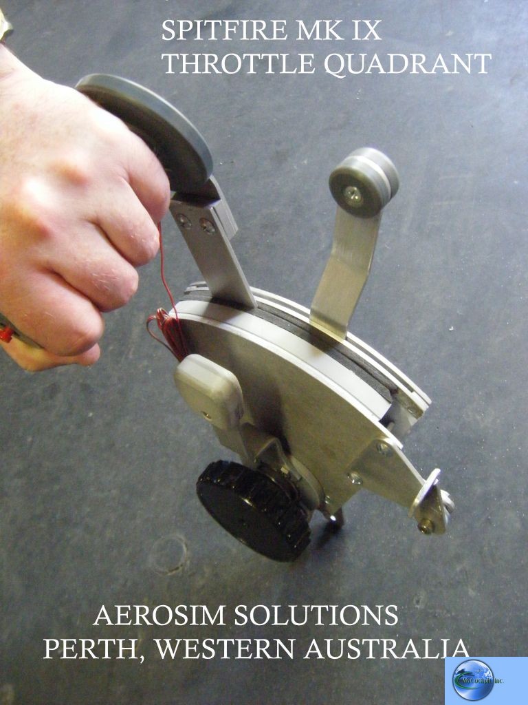 Mk IX Spitfire throttle quadrant - Mycockpit Members Gallery